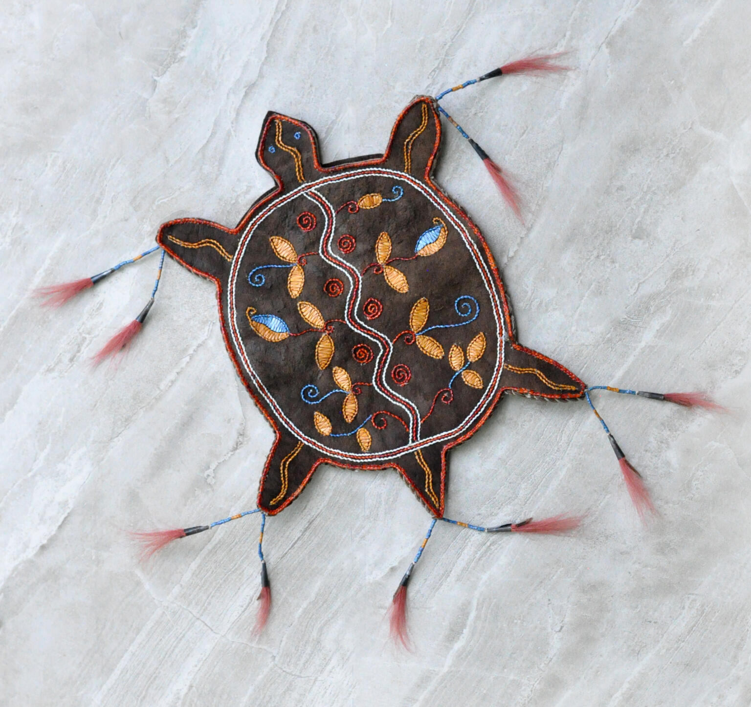 Quilled Turtle Shot Pouch – Contemporary Longrifle Association