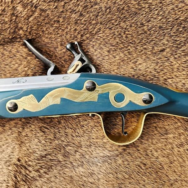 *SOLD* Painted English “Carolina” Trade Gun (1740-1760) – Contemporary ...