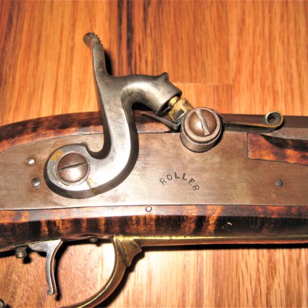 Vintage 45 caliber Vincent rifle by Leonard Meadows, Bob Roller lock ...