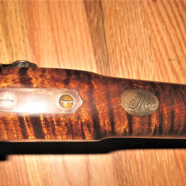 Vintage 45 caliber Vincent rifle by Leonard Meadows, Bob Roller lock ...