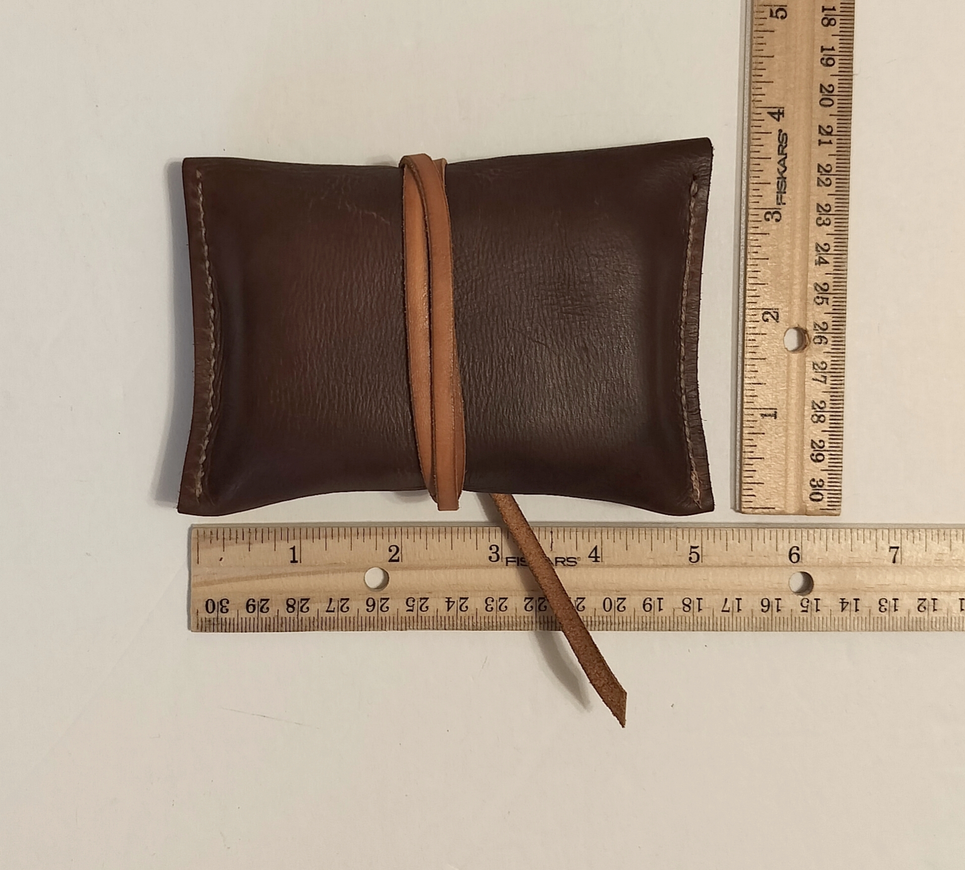 Handmade Leather Pouch For A Hinged Tin Container – Contemporary ...