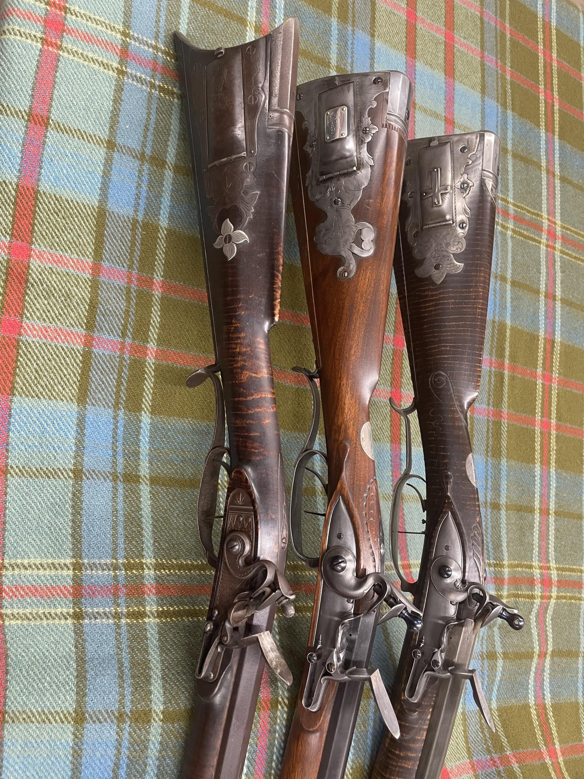 Three Rifled Guns by Steve Davis – Contemporary Longrifle Association