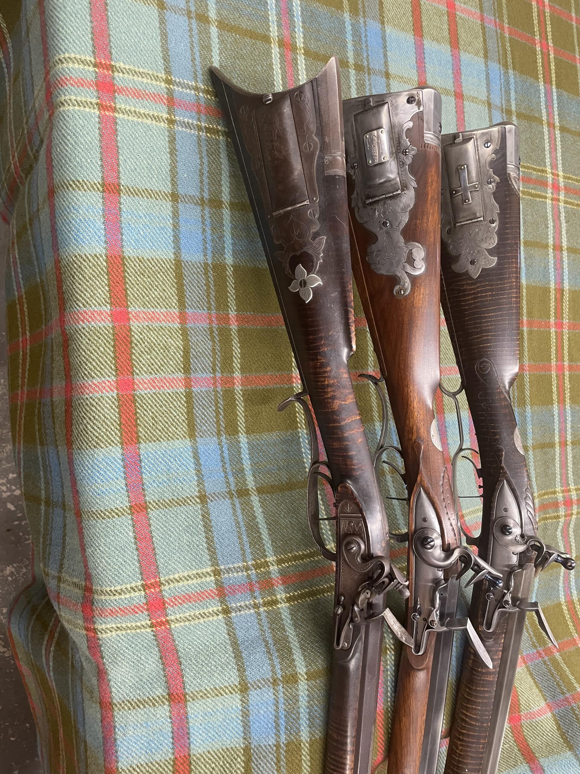 Three Rifled Guns by Steve Davis – Contemporary Longrifle Association