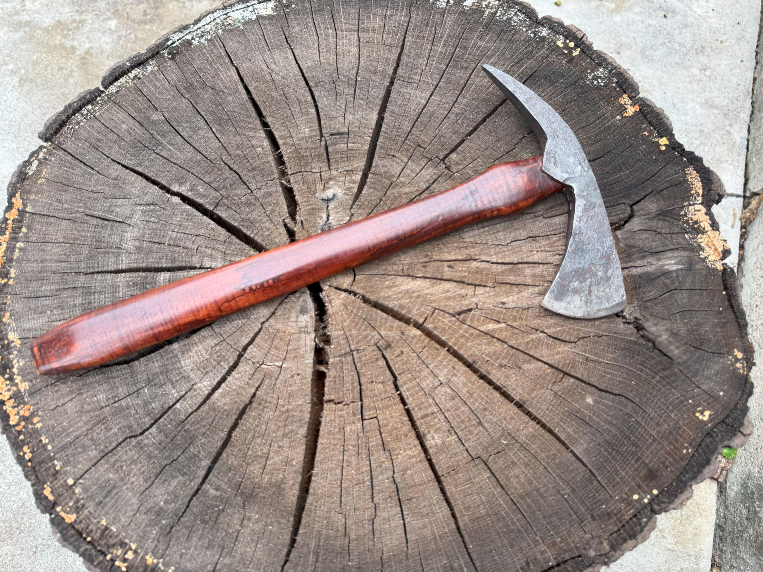 Wrought Iron Spike Axe by Clay Smith – Contemporary Longrifle Association