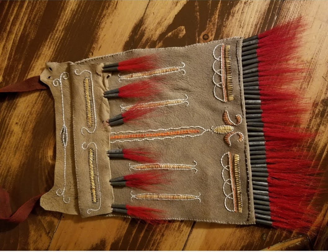 Quilled open top bag – Contemporary Longrifle Association