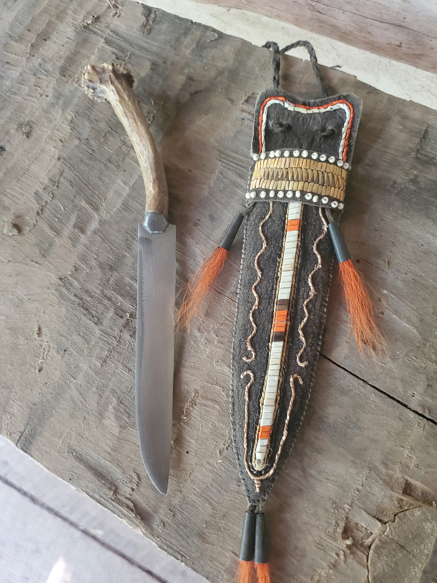 Quilled Sheath Knife – Contemporary Longrifle Association