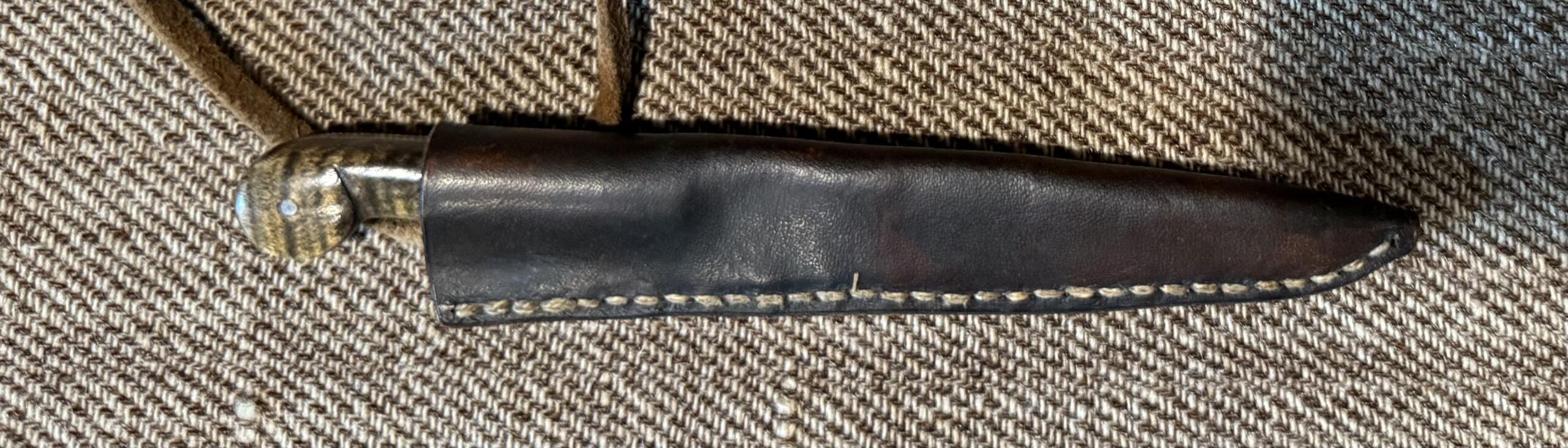 Scott Summerville Curly Maple Patch Knife/Sheath – Contemporary ...